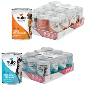 NULO Freestyle Turkey & Sweet Potato Recipe Grain-Free Canned Dog Food ...