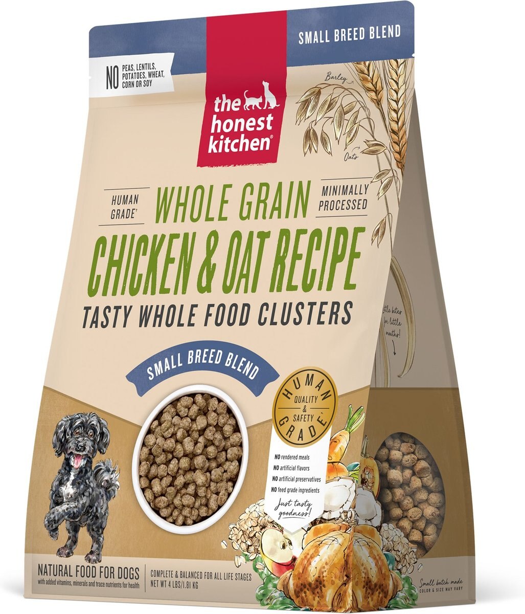 THE HONEST KITCHEN Food Clusters Whole Grain Chicken & Oat Recipe Small ...