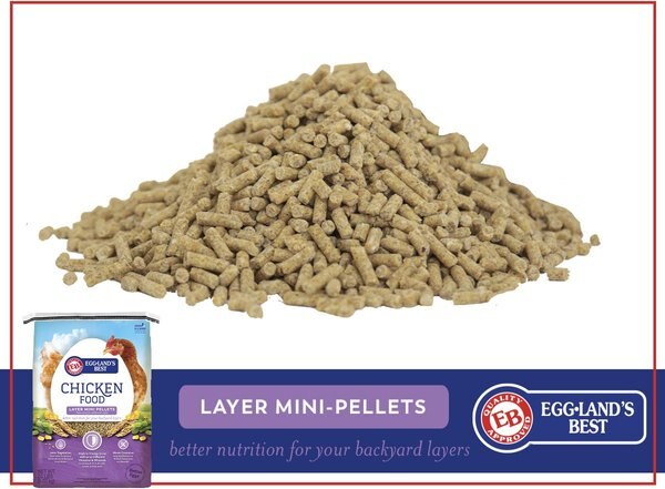 EGGLAND'S BEST All Natural Layer Mini 17% Protein Pellets Chicken Feed ...