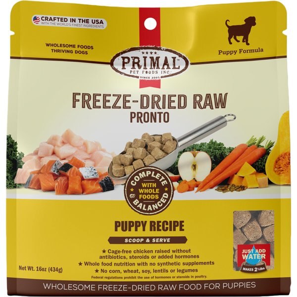 PRIMAL Raw Pronto Chicken Recipe Dog Freeze-Dried Food, 16-oz bag ...