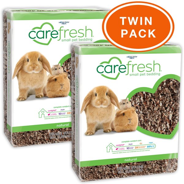 CAREFRESH Small Animal Bedding, Natural, 60-L, bundle of 2 - Chewy.com