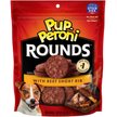 PUP-PERONI Rounds Beef Short Rib Dog Treats, 5-oz bag, case of 8 ...