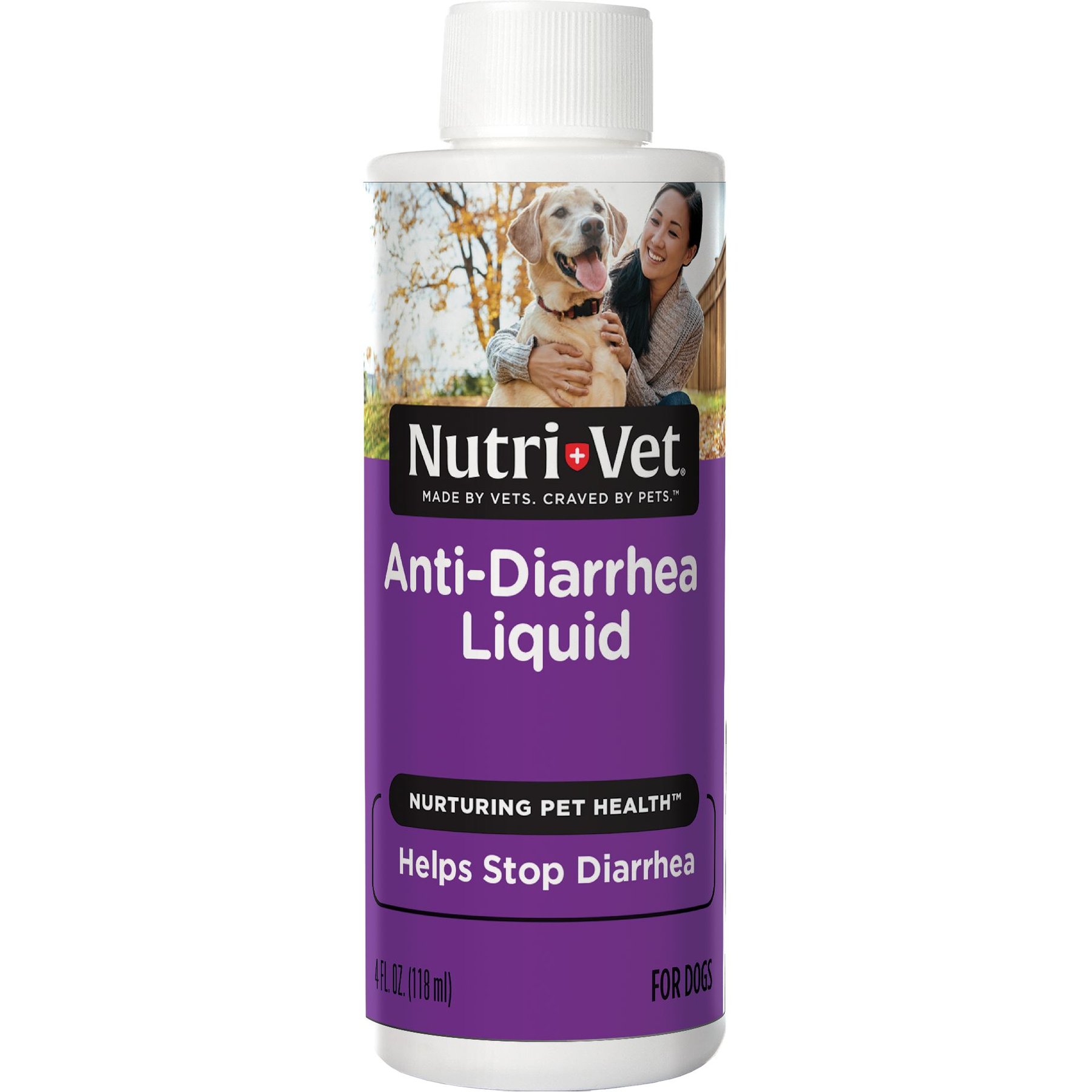 NUTRI-VET Anti-Diarrhea Medication for Diarrhea for Dogs, 4-oz bottle ...