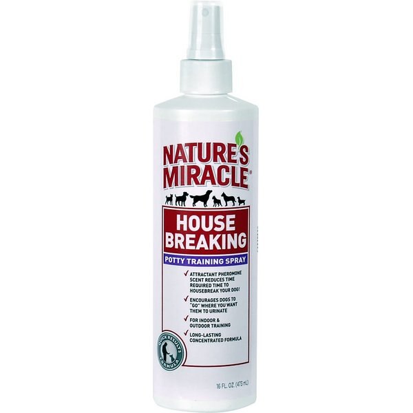 NATURE'S MIRACLE House-Breaking Potty Training Spray, 16-oz bottle ...