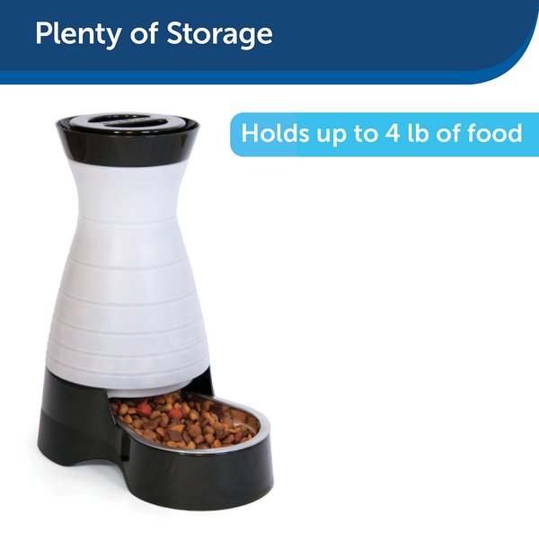 PETSAFE Healthy Pet Food Station Gravity Refill Dog & Cat Feeder, 4-lb ...