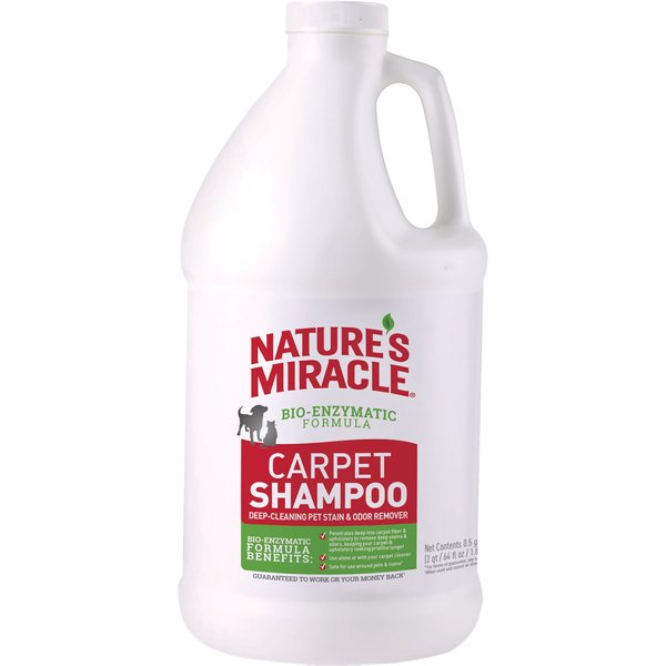NATURE'S MIRACLE Deep Cleaning Carpet Shampoo, 64-oz bottle - Chewy.com