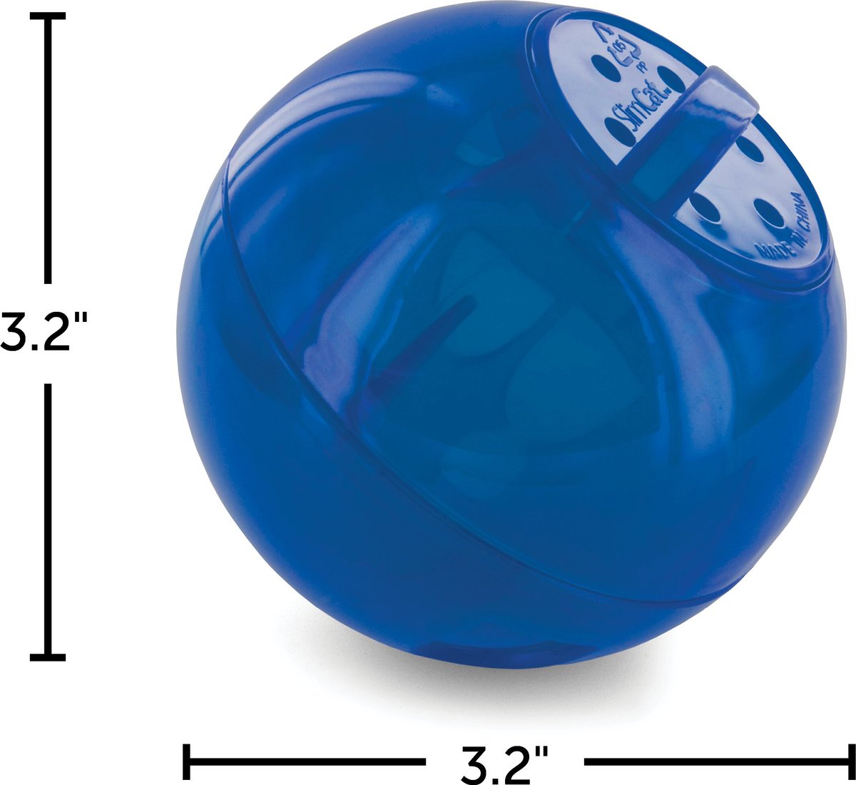 PETSAFE SlimCat Interactive Cat Feeder, Blue, 0.66-cup - Chewy.com