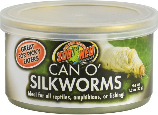 ZOO MED Can O' Silkworms Reptile Food - Chewy.com