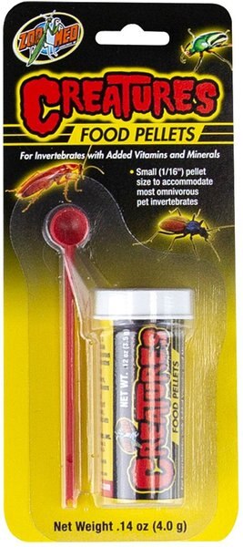 ZOO MED Creatures Reptile Food Pellets, 0.14-oz bag - Chewy.com