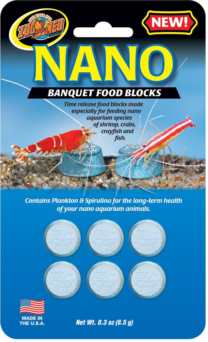 ZOO MED Nano Banquet Food Blocks, 6 count - Chewy.com