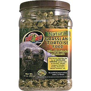 ZOO MED Natural Grassland Tortoise Food, 60-oz jar - Chewy.com