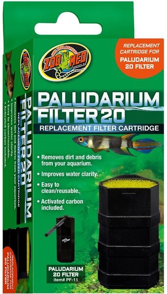 ZOO MED Paludarium Filter Replacement Cartridge, 20-gal - Chewy.com