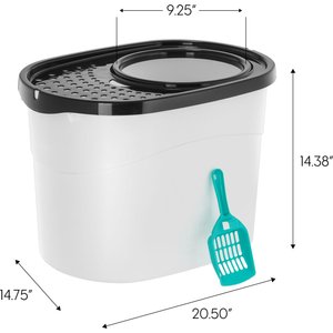 10 Best Covered Litter Boxes 2024: According to Reviews | Chewy