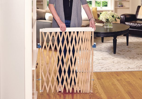 Discontinued - MYPET Wood Expandable Swing Gate for Dogs & Cats - Chewy.com