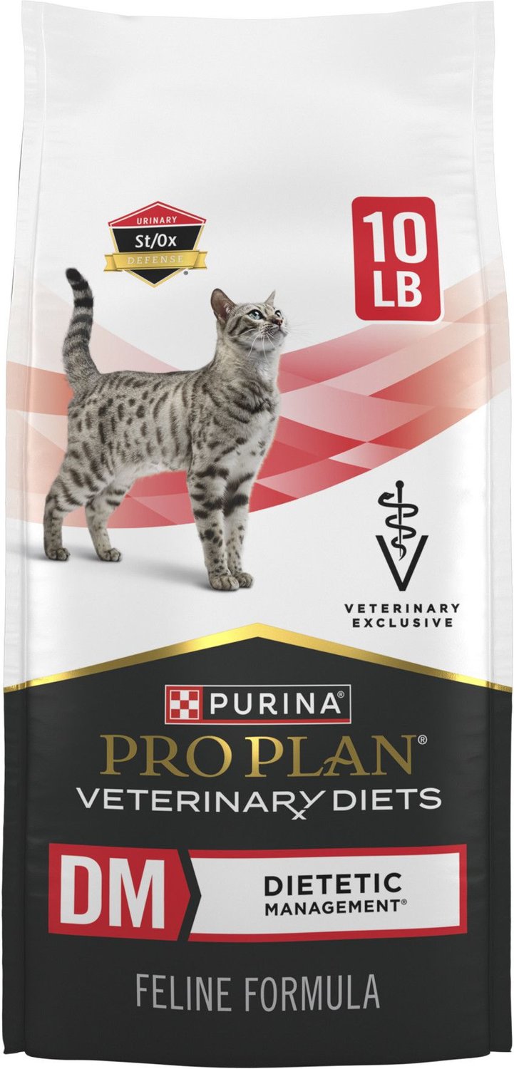 PURINA PRO PLAN VETERINARY DIETS DM Dietetic Management Dry Cat Food ...