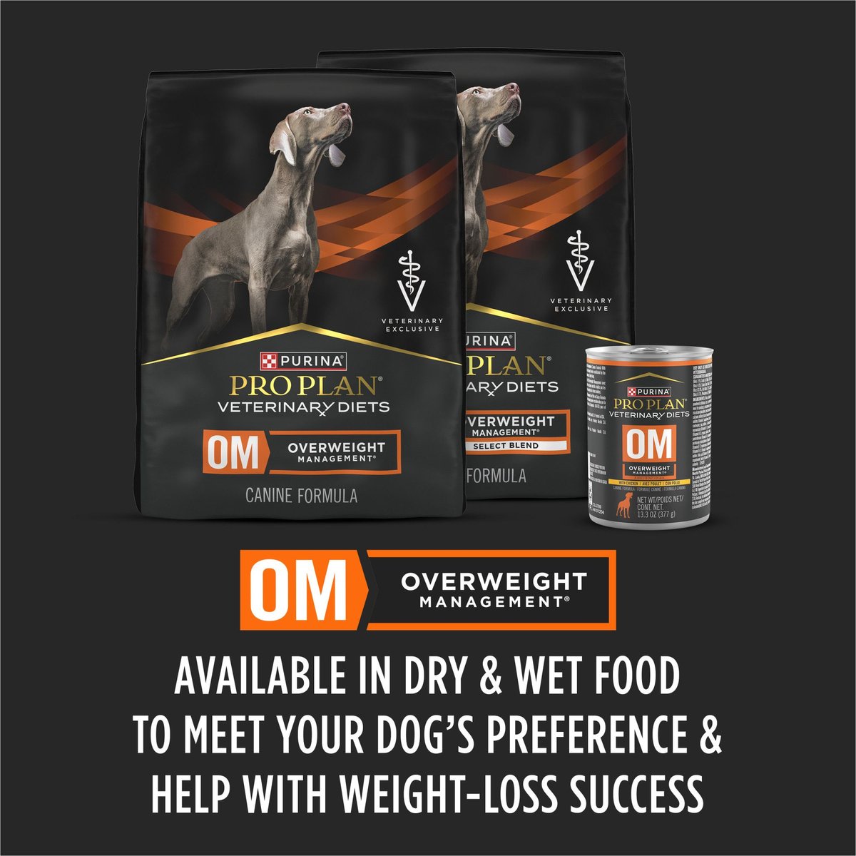 PURINA PRO PLAN VETERINARY DIETS OM Overweight Management Wet Dog Food ...