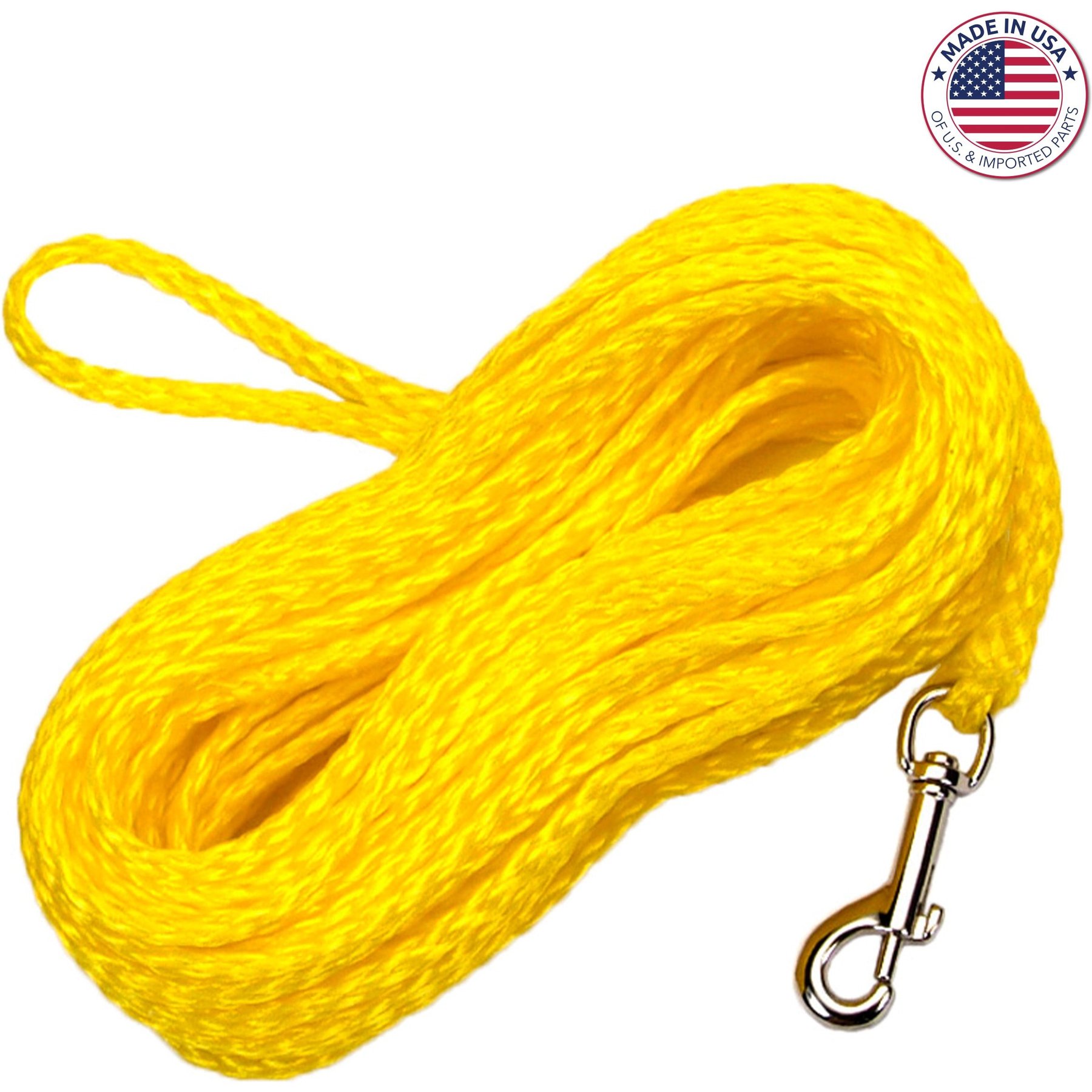 WATER & WOODS Hollow Poly Braided Dog Check Cord - Chewy.com