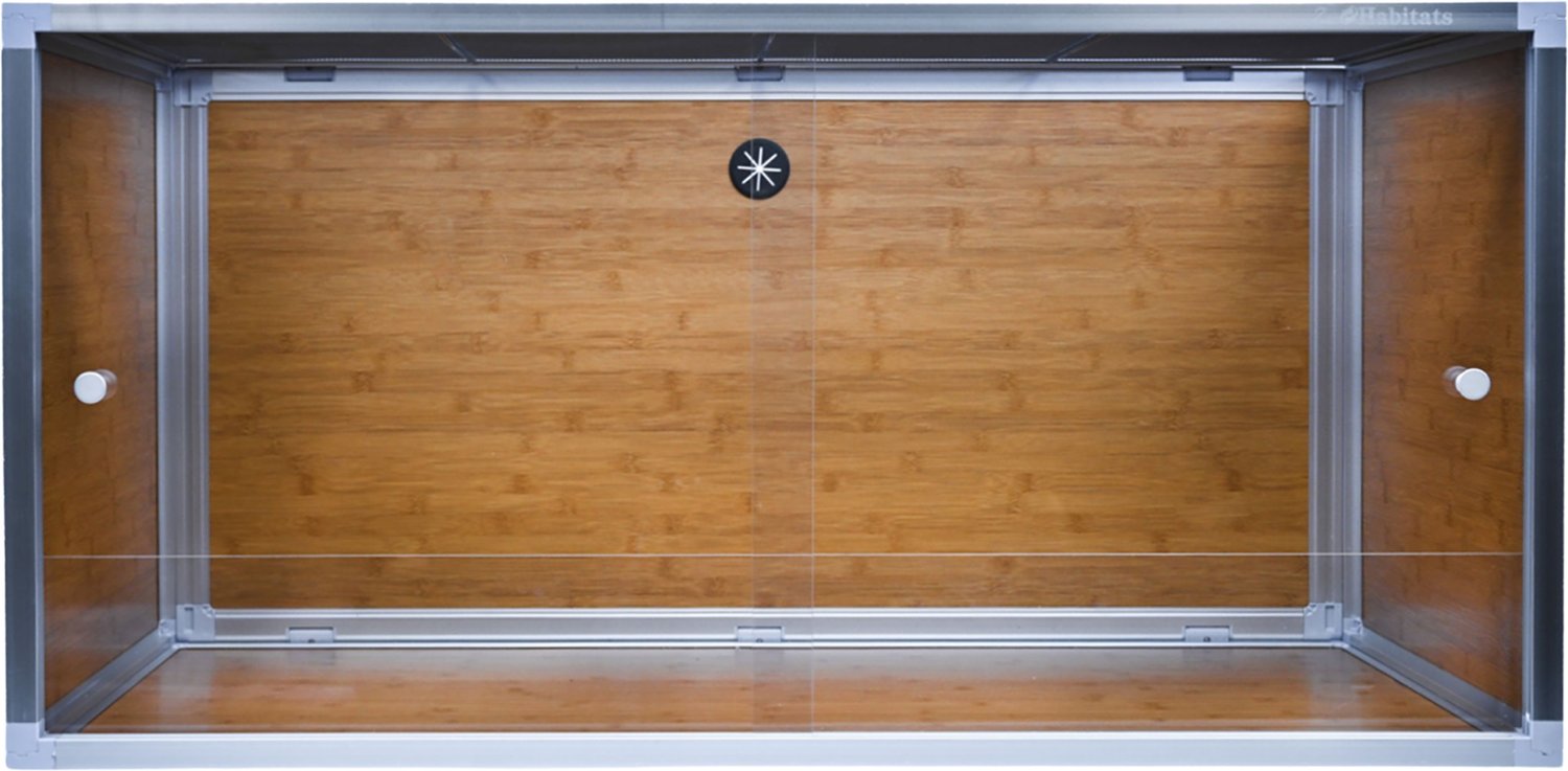 ZEN HABITATS Meridian Enclosure with Wood Panels Reptile Habitat ...