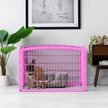 IRIS USA 4-Panel Dog Exercise Playpen, 24-in, Pink - Chewy.com