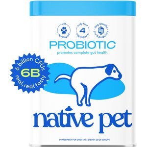 NATIVE PET Probiotic & Prebiotic Vet-Formulated Powder Digestive ...