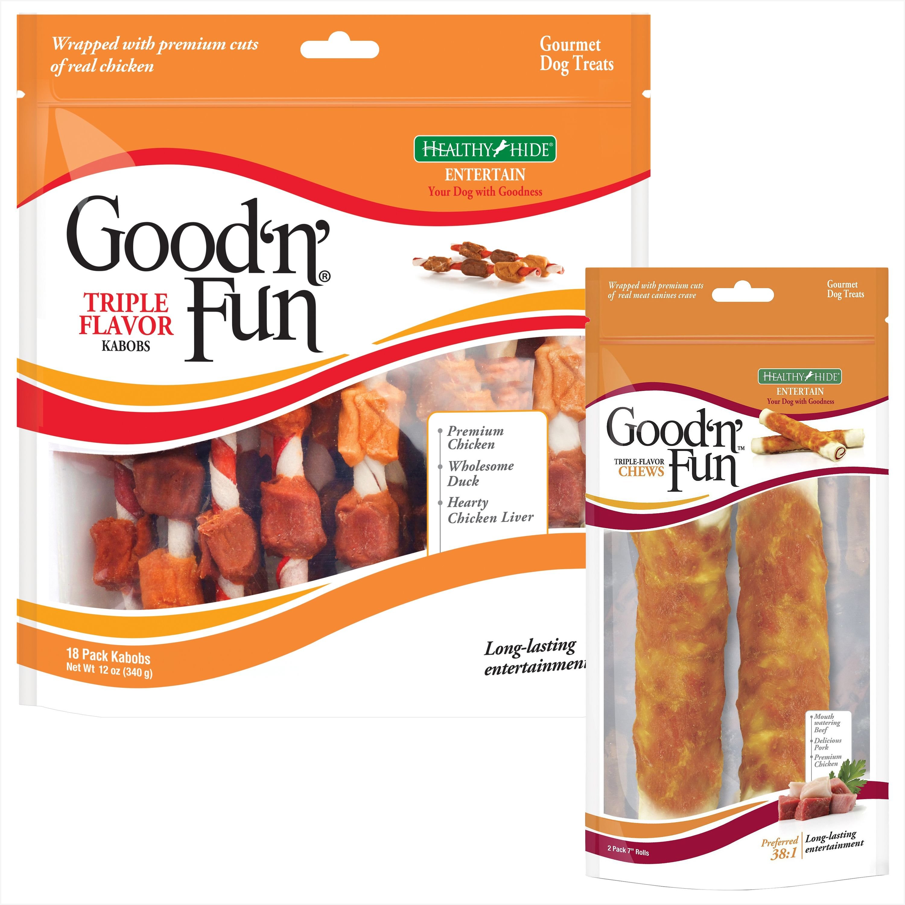 Questions and Answers about GOOD 'N' FUN Triple Flavor Chews with Beef ...