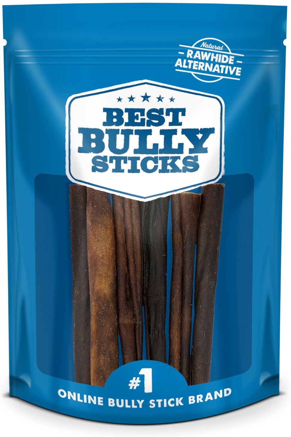 BEST BULLY STICKS 6-in Peanut Butter Collagen Sticks Dog Treats, 6 ...