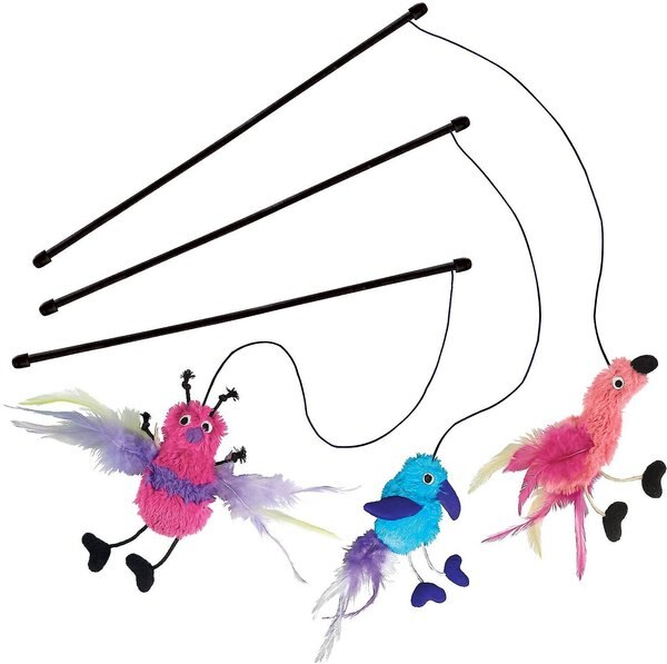 KONG Active Feather Teaser Cat Toy, Color Varies - Chewy.com