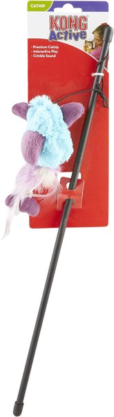 KONG Active Feather Teaser Cat Toy, Color Varies - Chewy.com