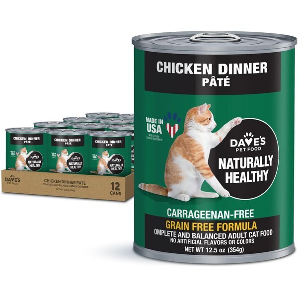 DAVE'S PET FOOD Naturally Healthy Grain-Free Chicken Formula Pate ...