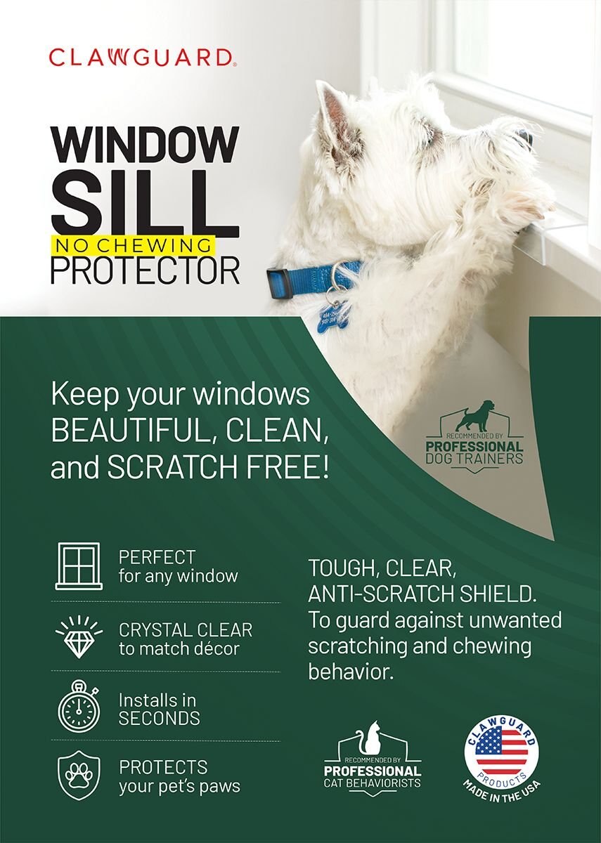 CLAWGUARD Window Sill Protectors, 29.5 X 3.25-in - Chewy.com