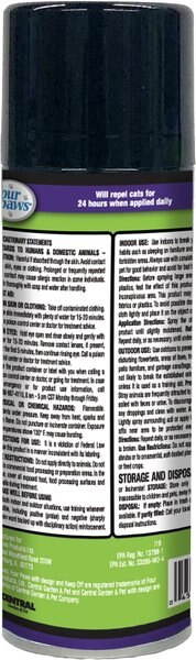 FOUR PAWS Keep Off! Outdoor & Indoor Cat Repellent Spray, 6-fl oz ...