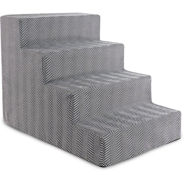 PRECIOUS TAILS Herringbone High Density Foam 4 Steps Pet Dog & Cat ...
