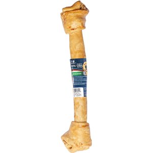 PET FACTORY Beefhide 21-inch Chicken Flavored Dog Bones, 1 count ...