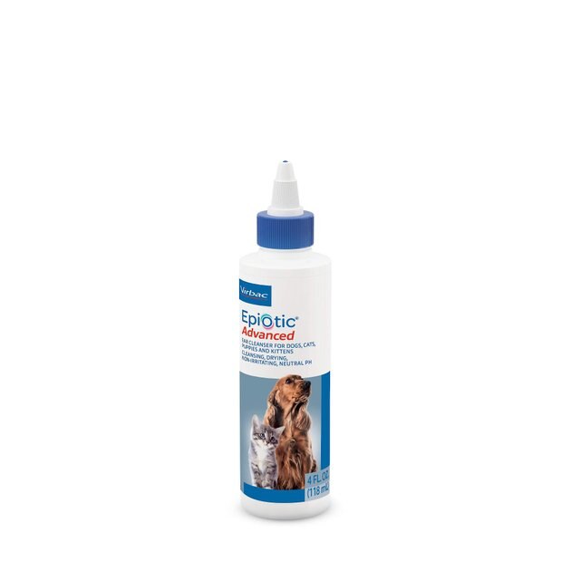 VIRBAC Epi-Otic Advanced Ear Cleaner for Dogs & Cats, 4-oz bottle ...