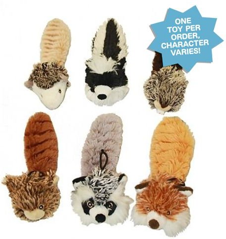MULTIPET Bouncy Burrow Buddies Babies Squeaky Stuffing-Free Plush Puppy ...