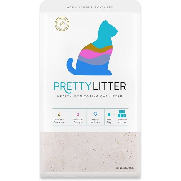 PRETTYLITTER Cat Litter, 8-lb bag, bundle of 3 - Chewy.com