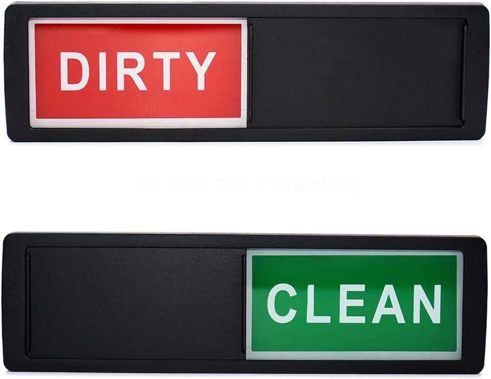 SUNGROW Dishwasher Magnet Clean Dirty Sign Indicator for Small Pet ...