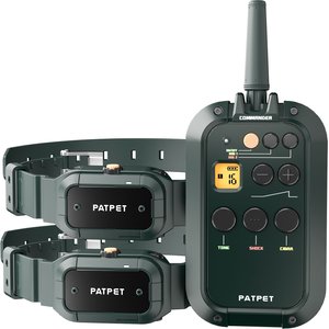 PATPET P920B Outdoor Dedicated 1300M Remote Dog Training Collar, Dark ...