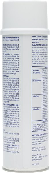 VIRBAC Knockout Area Treatment Spray, 14-fl oz can - Chewy.com