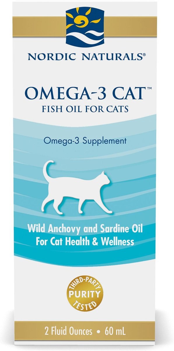 NORDIC NATURALS Omega-3 Cat Supplement, 2-fl oz bottle - Chewy.com