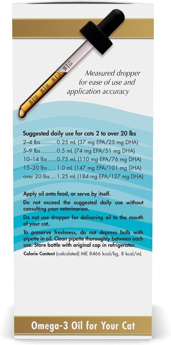 NORDIC NATURALS Omega-3 Cat Supplement, 2-fl oz bottle - Chewy.com