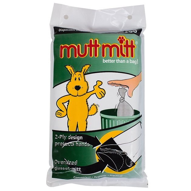 MUTT MITT Dog Waste & Poop Pick Up Bag, 100 count - Chewy.com