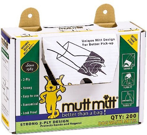 Discontinued - MUTT MITT Dog Waste & Poop Pick Up Bag, 200 count ...