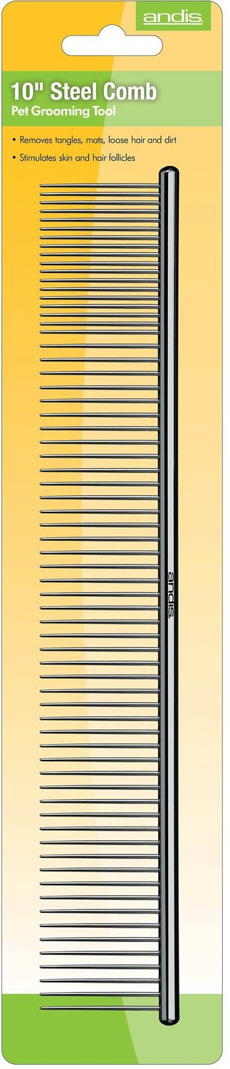 ANDIS Steel Pet Comb, 10-in - Chewy.com