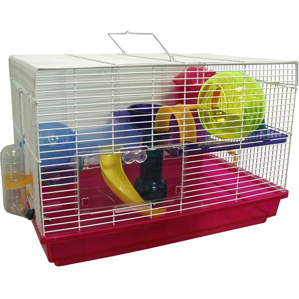 YML Dome Hamster Habitat Cage & Accessories, Blue - Chewy.com