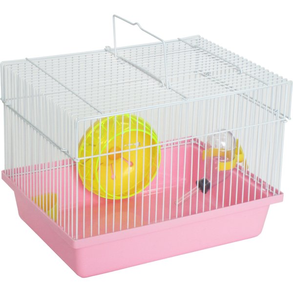YML Square Hamster Habitat & Accessories, Blue, Small - Chewy.com