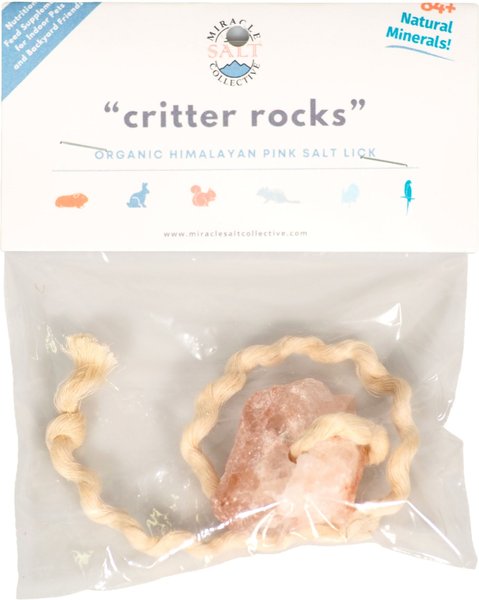 MIRACLE SALT COLLECTIVE Himalayan Pink Salt Critter Rocks, 4-oz bag ...