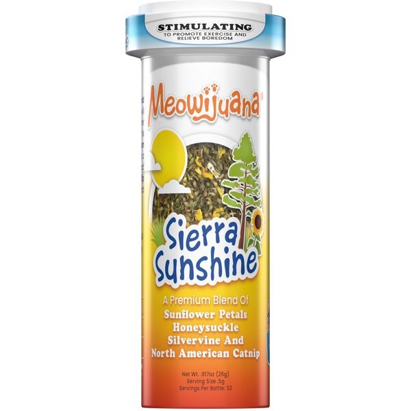 MEOWIJUANA Sierra Sunshine Sunflower, Honeysuckle, Silvervine Catnip ...