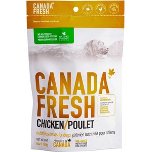 CANADA FRESH Salmon Dog Treats, 6-oz bag - Chewy.com