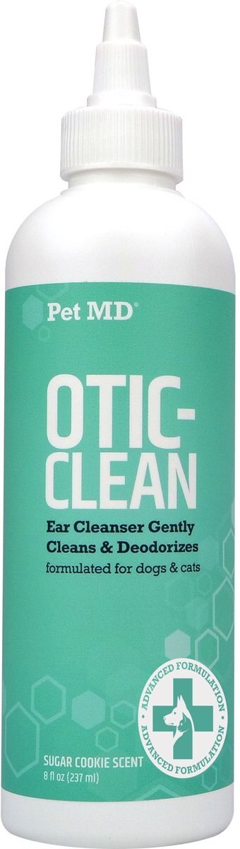 PET MD Otic-Clean with Sugar Cookie Scent Dog & Cat Supplement, 8-fl oz ...